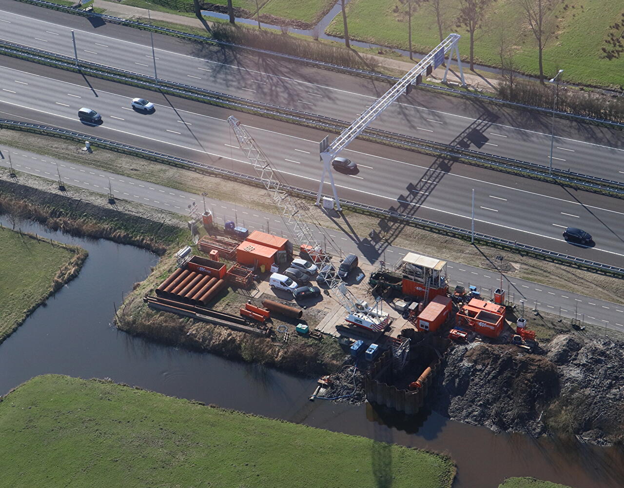 GFT boring onder de A13 - Kouwenberg Infra